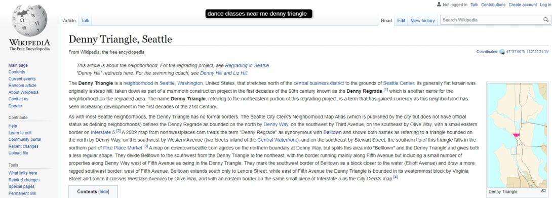 Dance Classes Near Me Denny Triangle American Dance Institute